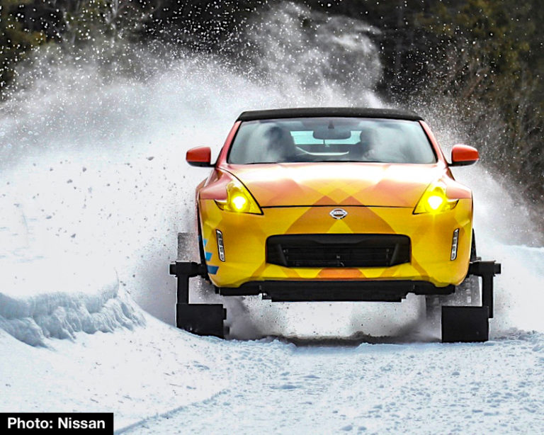 Nissan 370Zki Snowmobile and Armada Snow Patrol Towmobile – Chicago ...