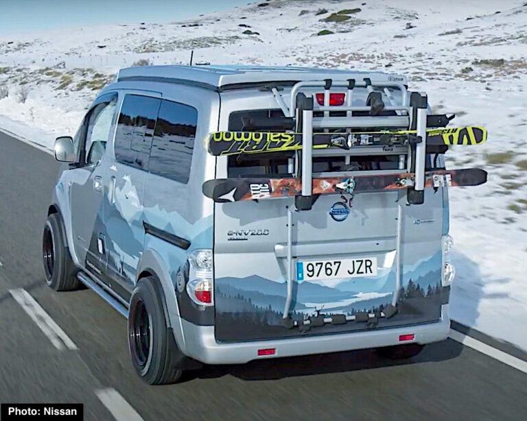 Nissan e-NV200 All-Electric Winter Camper – New Concept Built for ...
